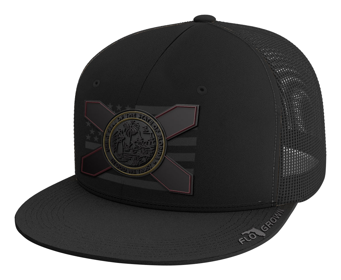 FloGrown Fine Lines Flag Mesh-Back Cap | Mack's Prairie Wings